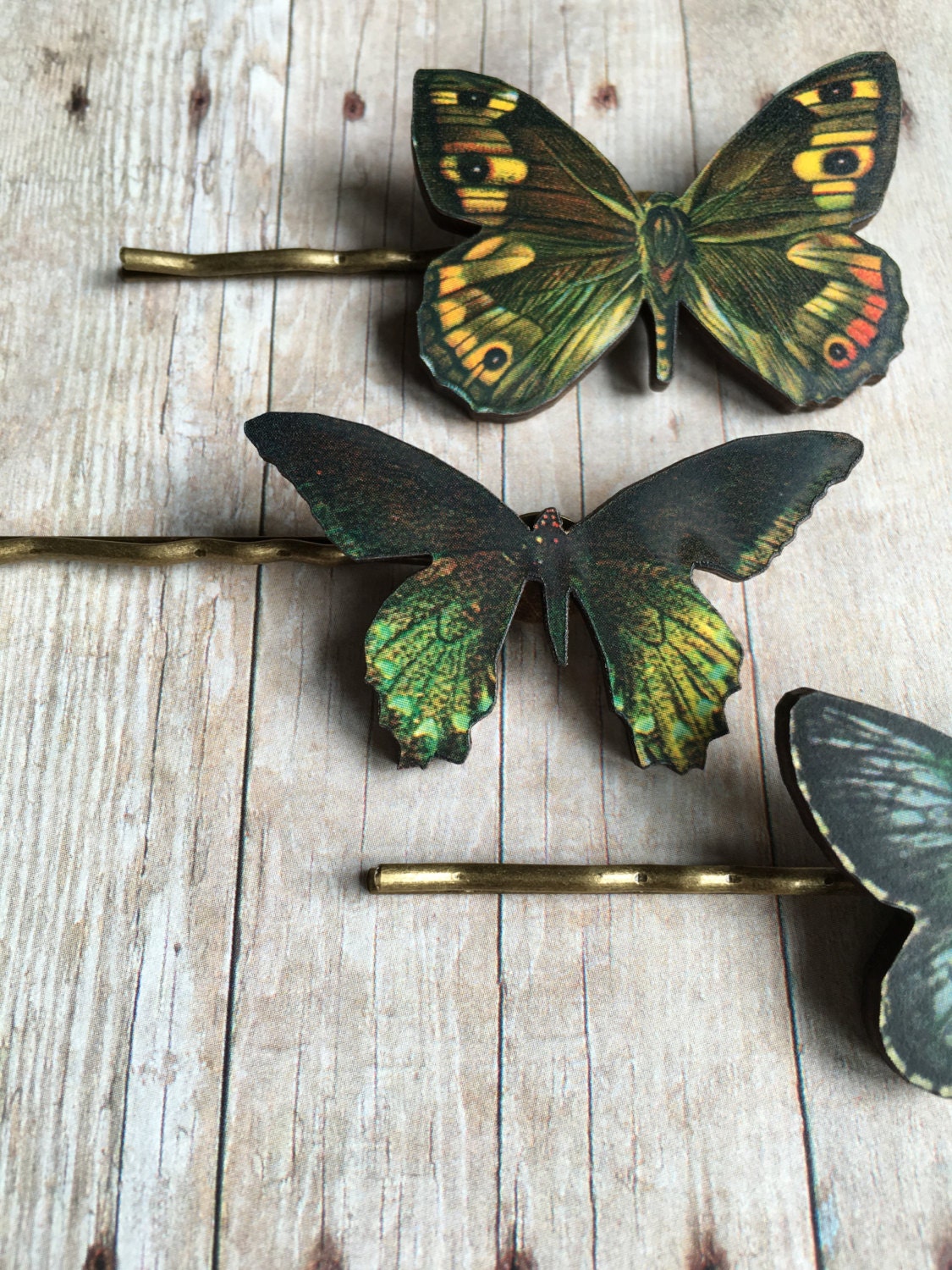 Butterfly Hair Pin - Etsy