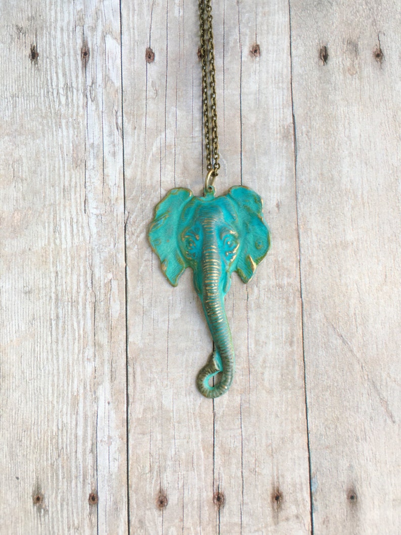 Elephant Necklace Circus Carnival Jewelry - Etsy