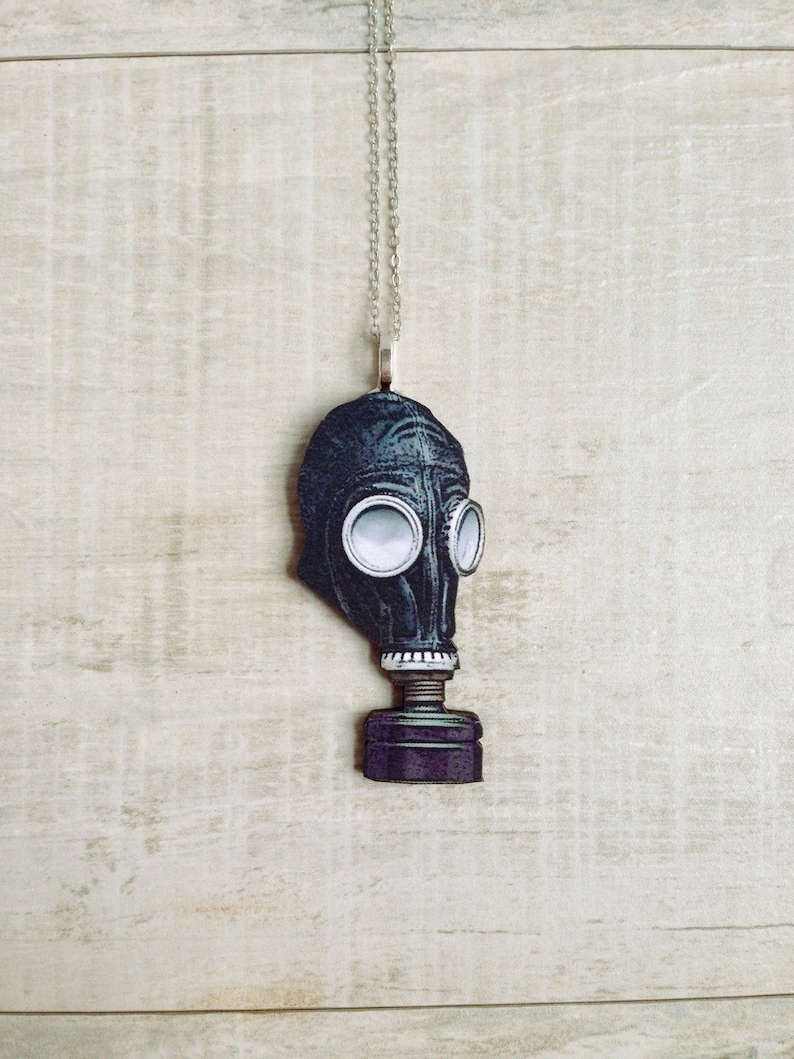 Gas Mask Necklace Steampunk Jewelry - Etsy