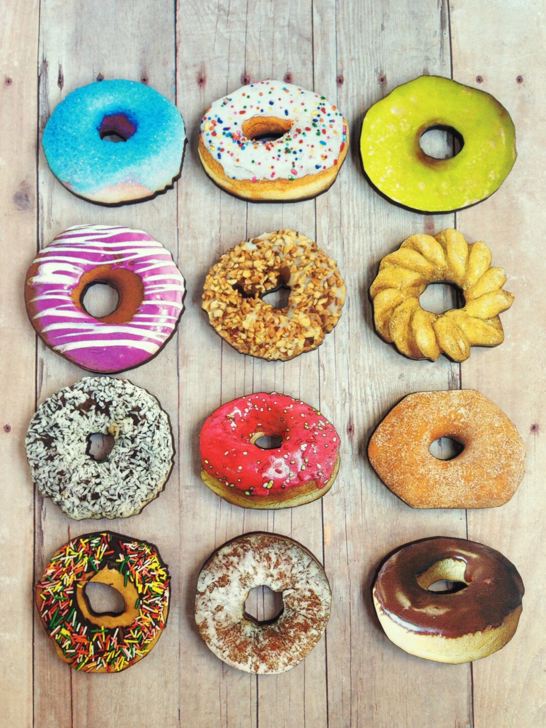 Donut Brooch Bakery Pin Doughnut Jewelry - Etsy