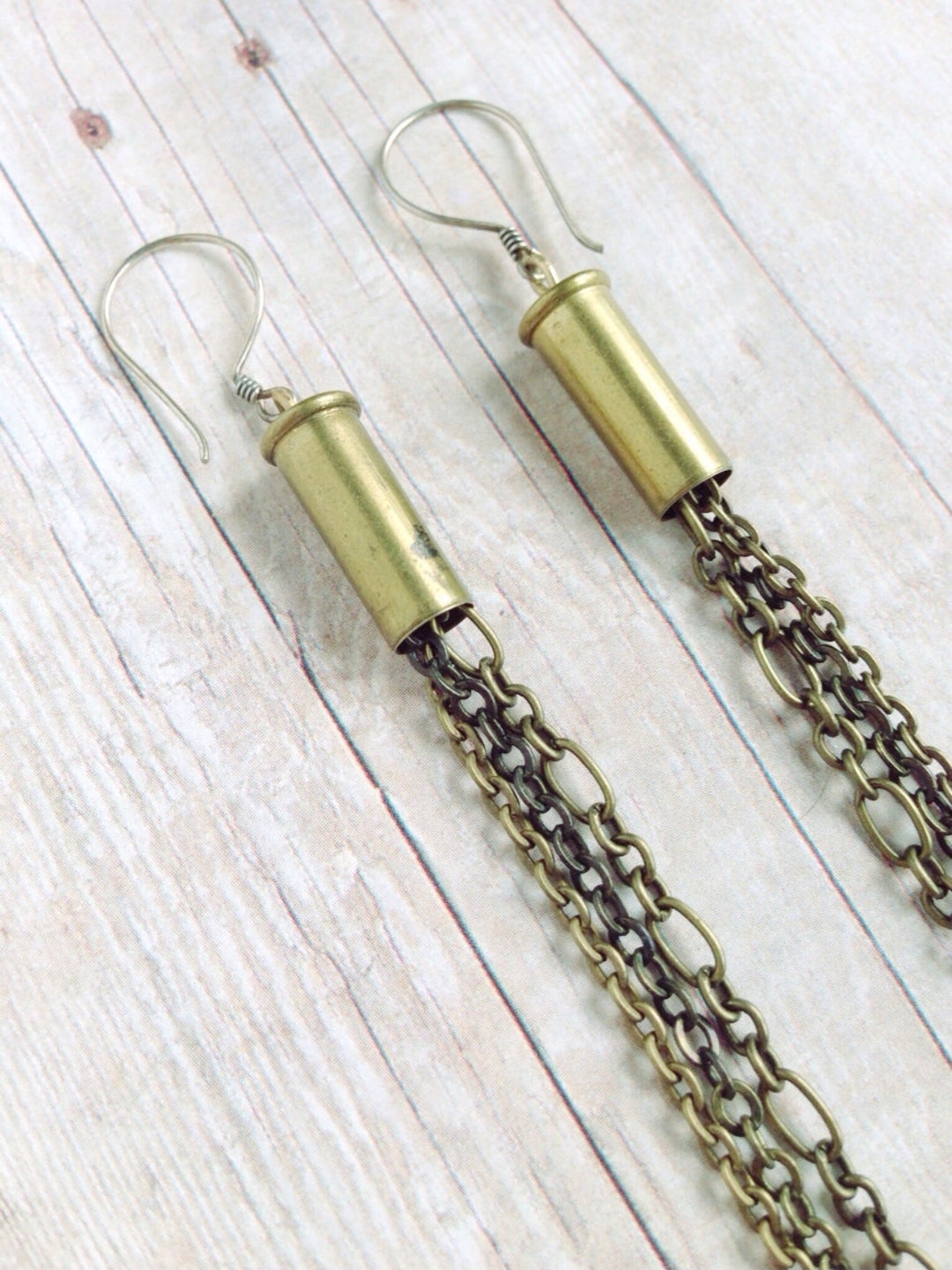 Bullet Shell Earrings - Etsy