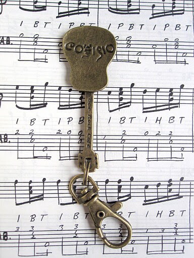 Guitar Keychain Unisex Key Clip Gift For Him Etsy Dudes | Etsy