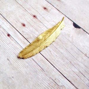 Feather Brooch Pin - Etsy