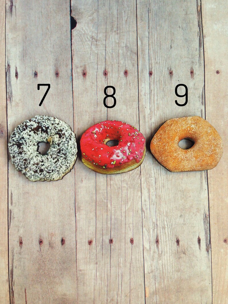 Donut Brooch Bakery Pin Doughnut Jewelry | Etsy