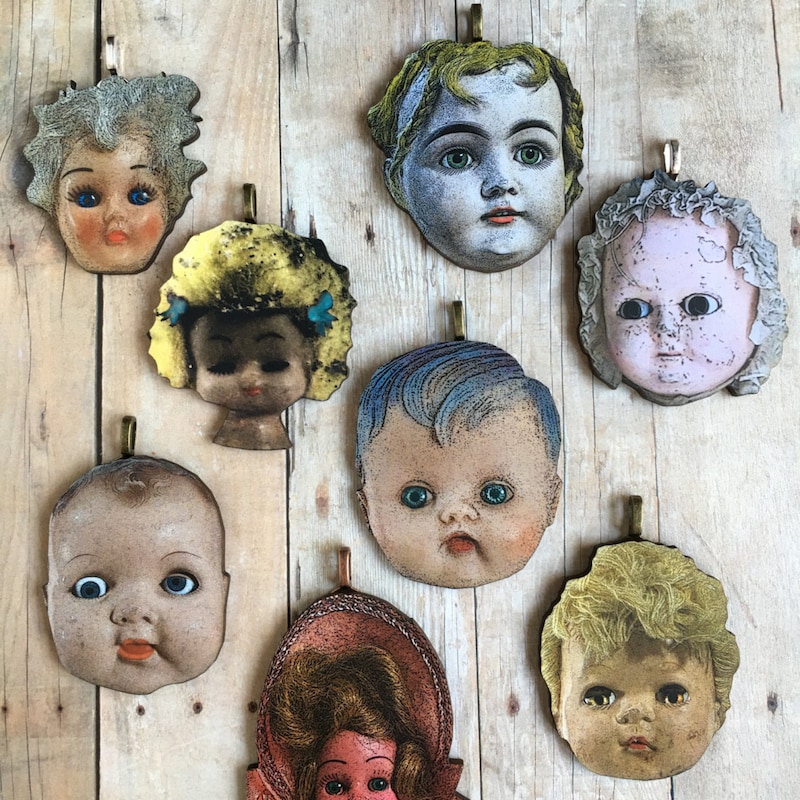 Vintage Doll Heads - Etsy