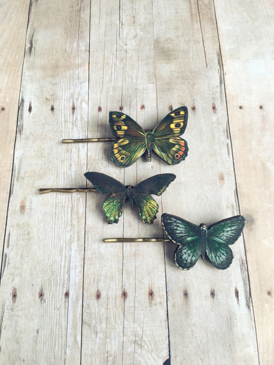 Butterfly Hair Pin - Etsy