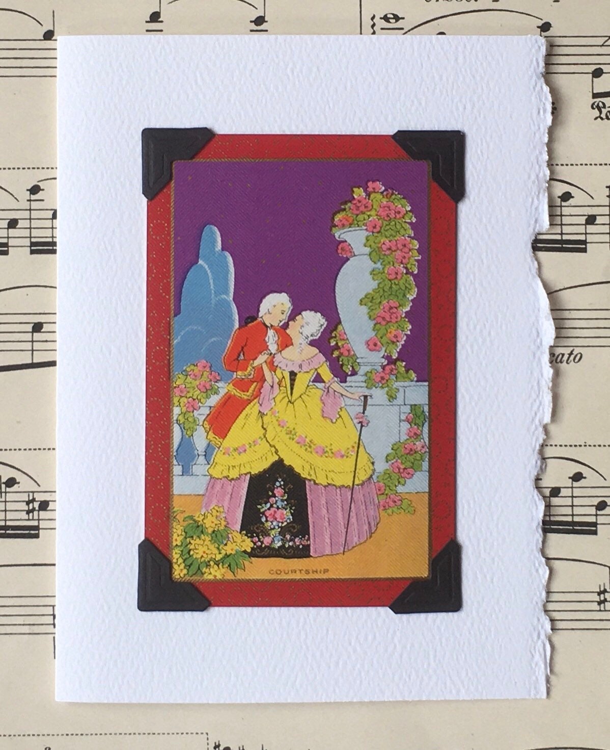 Vintage Greeting Card: Blank Inside, 1920’s-1930’s Authentic Vintage ...