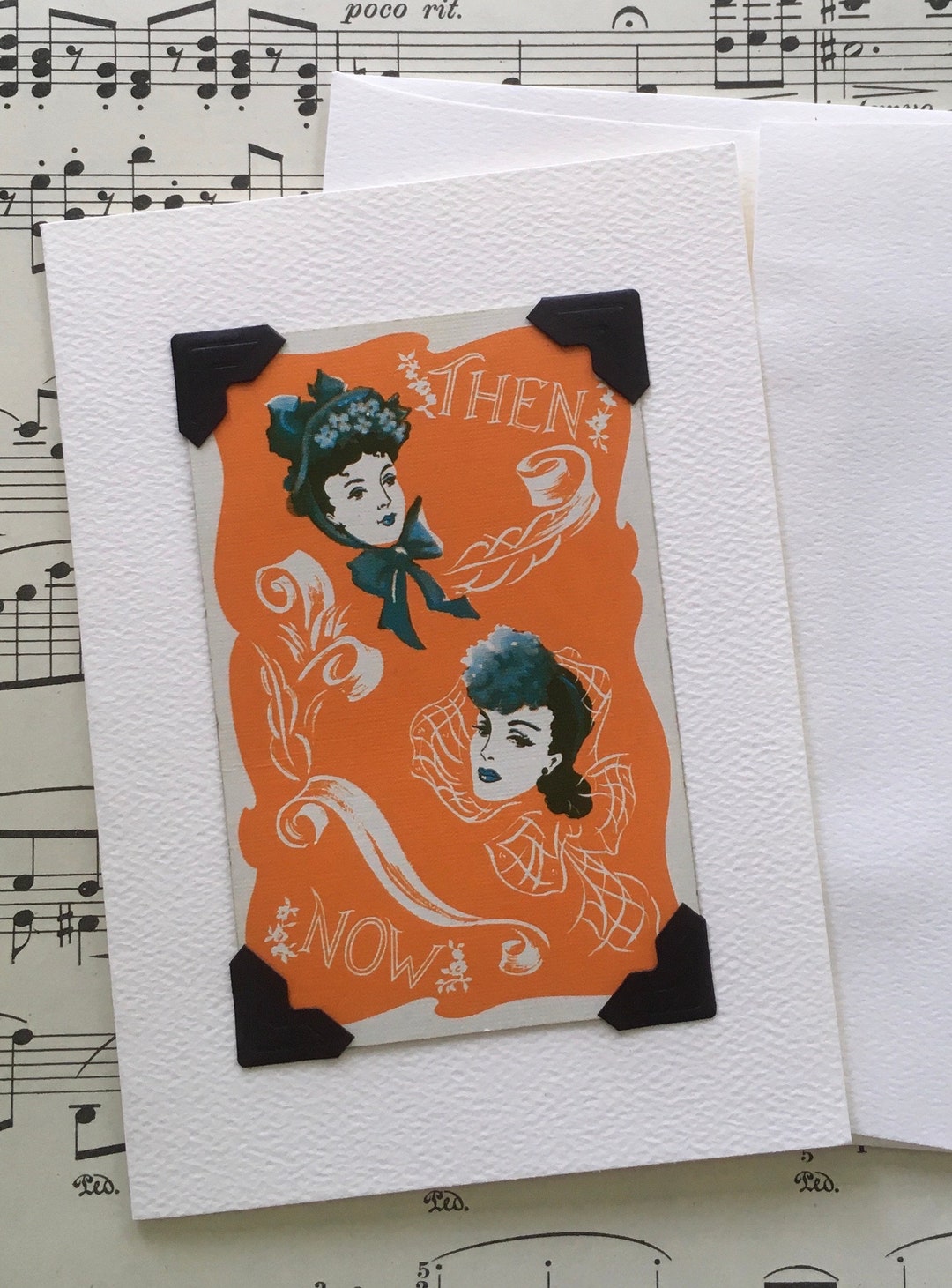 Vintage Notecard: Blank Inside 1920s-1930s Authentic - Etsy