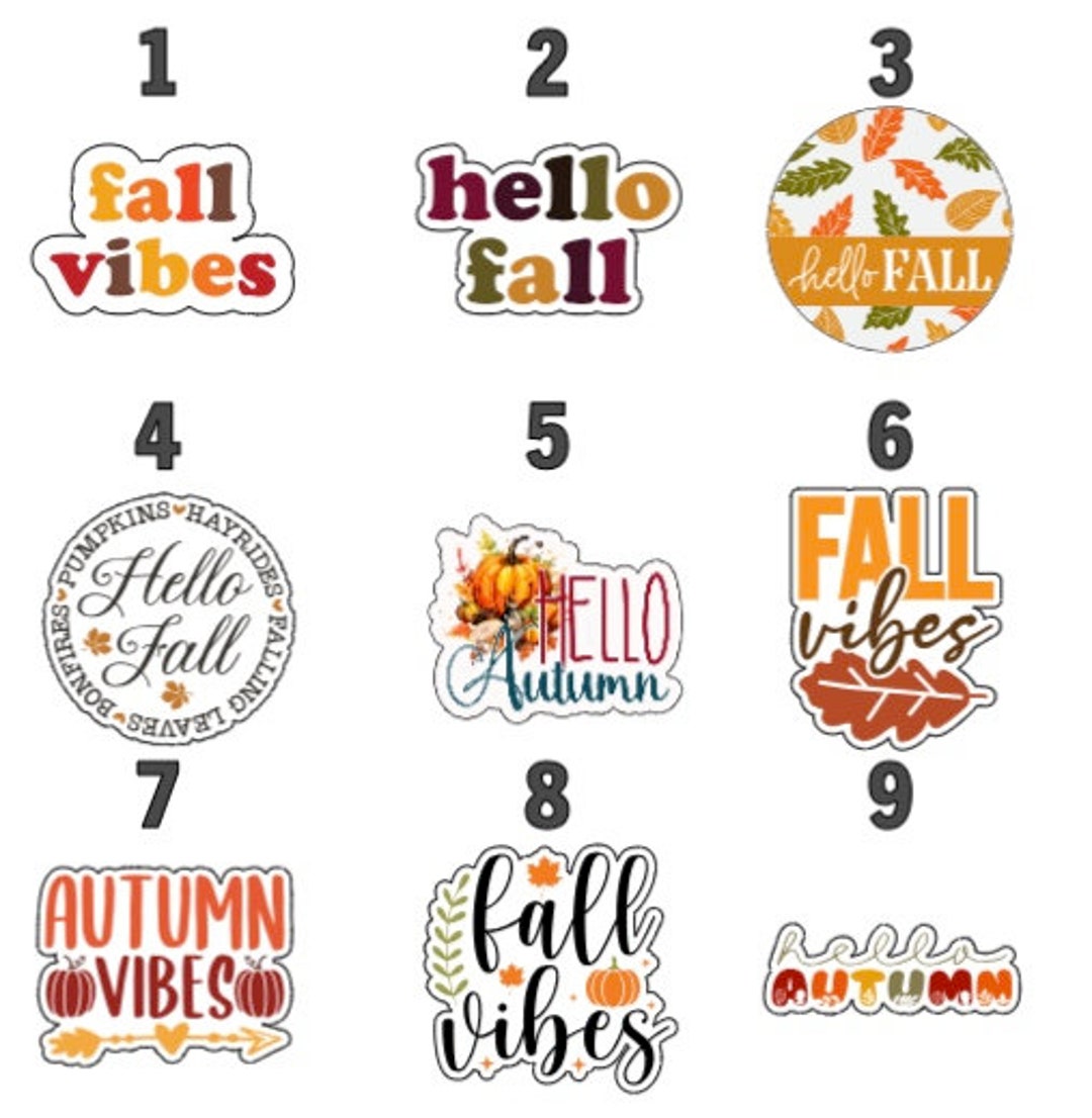 Fall Cling for Nora Fleming Base (multiple Sizes) - Etsy