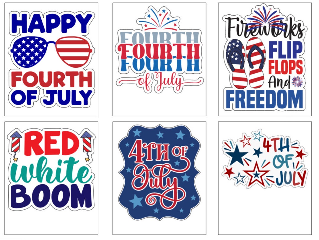 4th of July Cling for Nora Fleming Base (multiple Sizes) - Etsy
