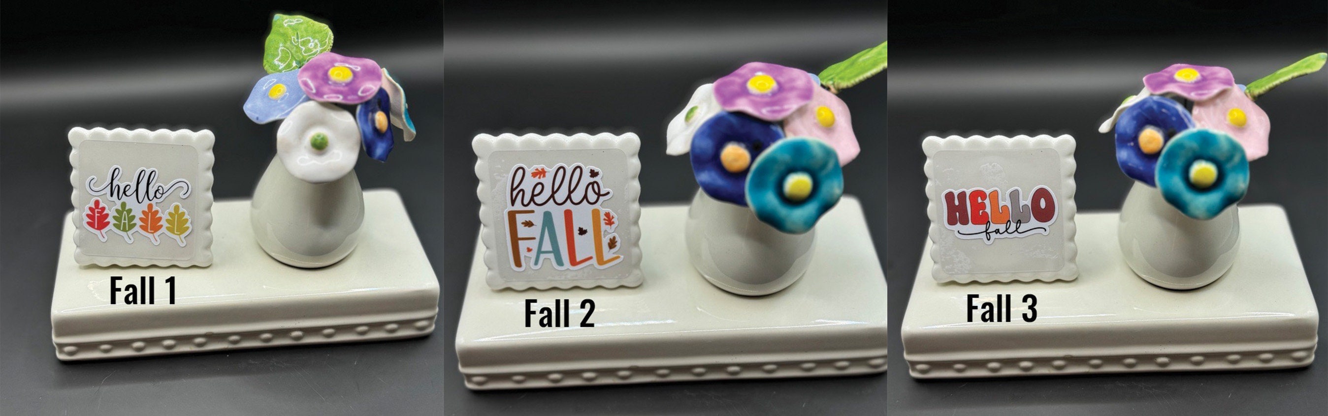 Hello Season Cling Bundle (4 Clings) for Nora Fleming Simple Scallop ...