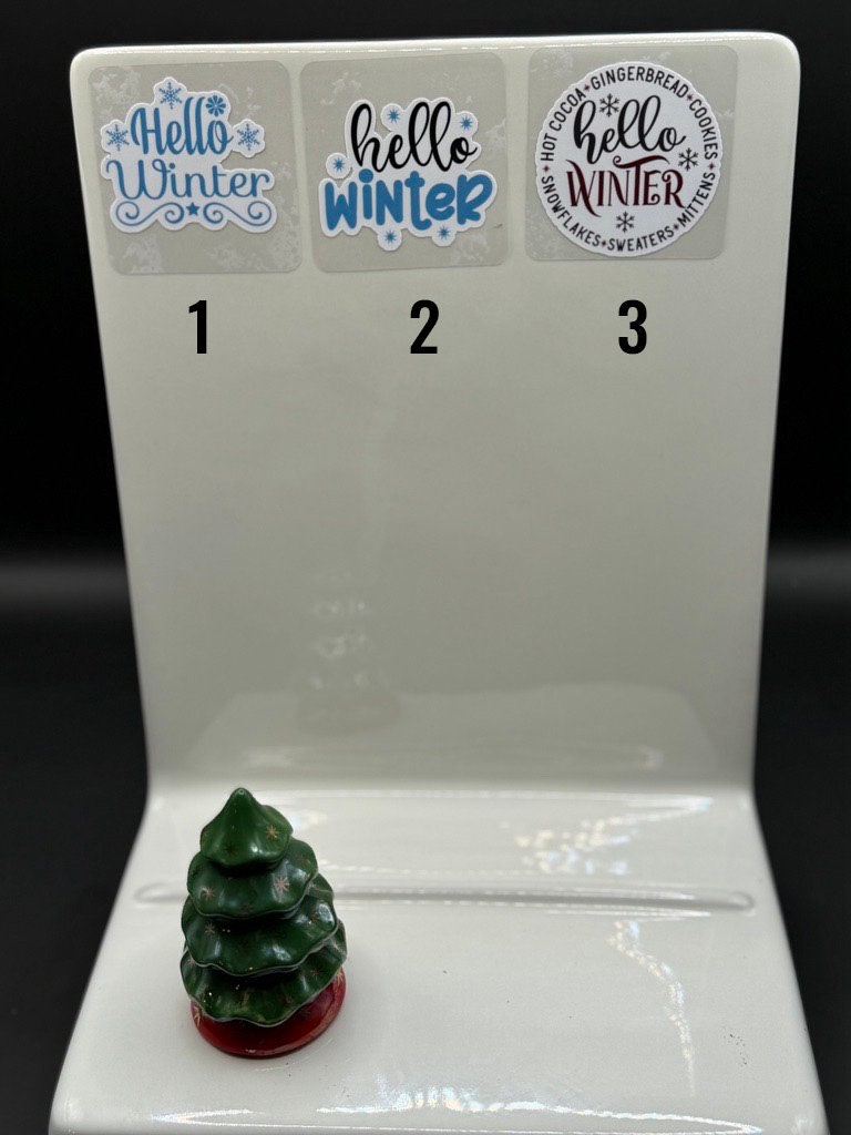 Hello Season Cling Bundle (4 Clings) for Nora Fleming Simple Scallop ...