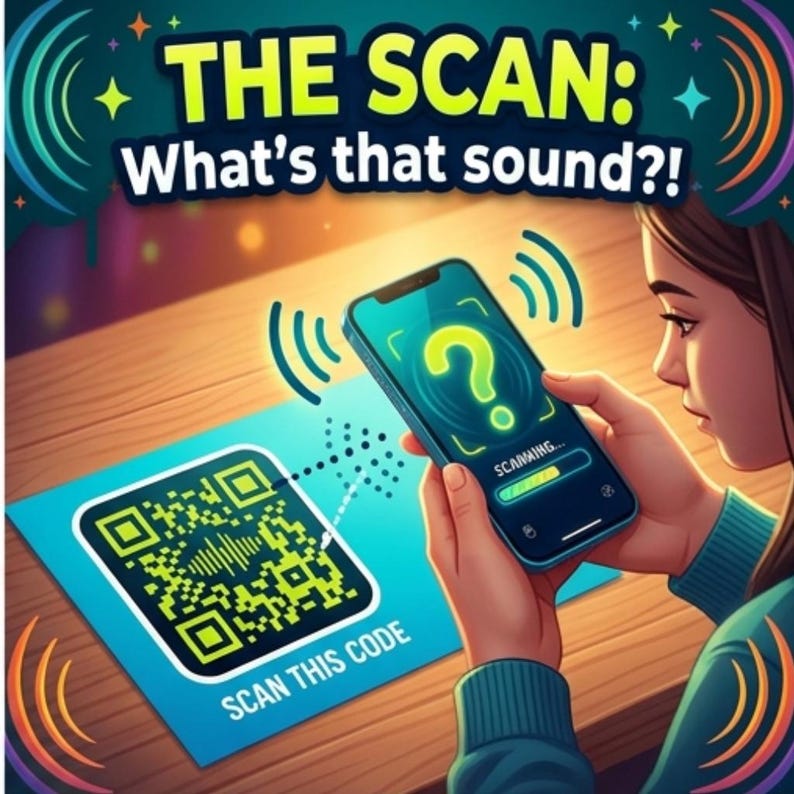 Guess the Sound Game | Interactive QR Code Party Activity (digital ...