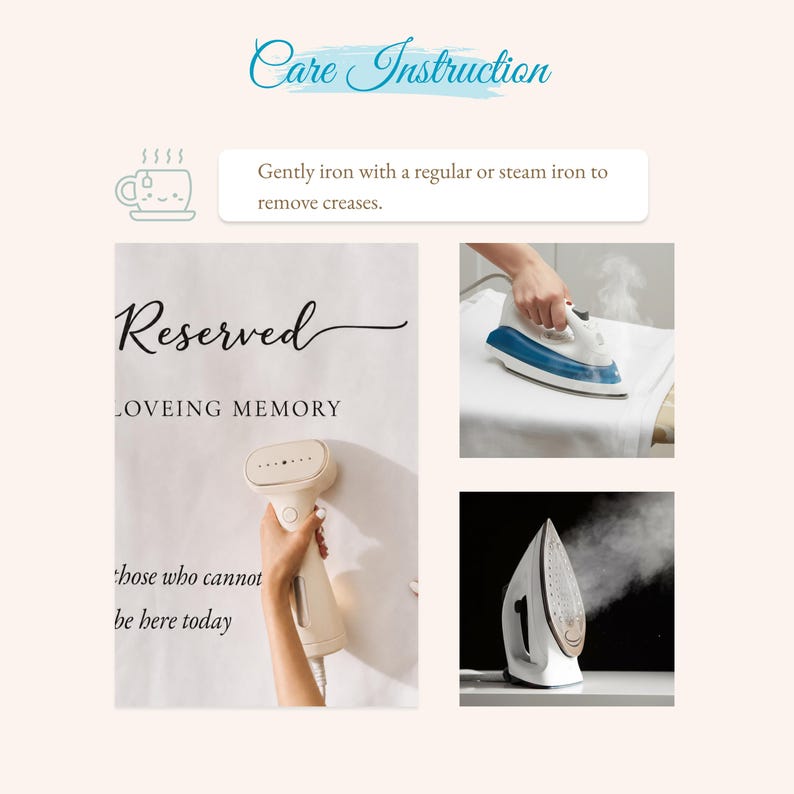Personalized Wedding Memorial Banner in Loving Memory Chair Ceremony ...