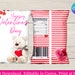 Valentine's Chip Bags-custom Chip Bags- Favor Bags-printable-digital ...