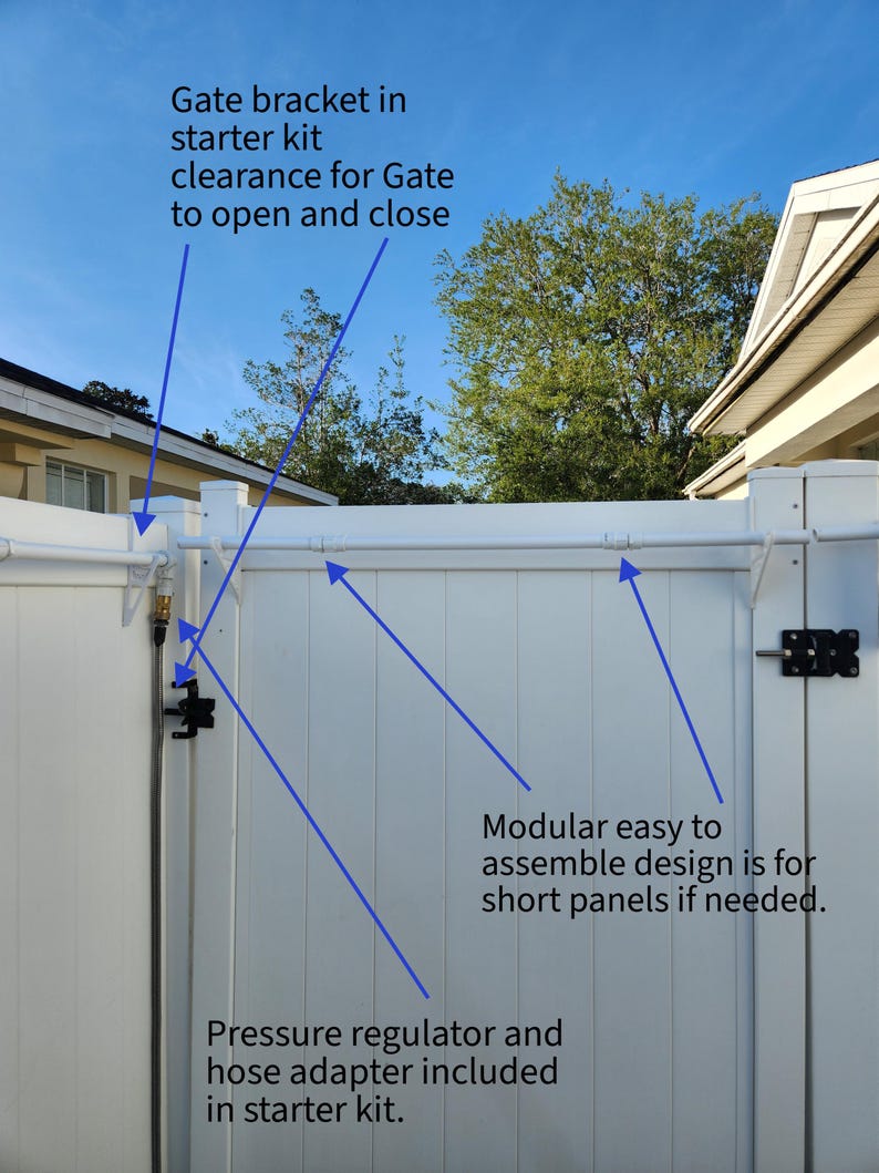 Feline Fence 1-section Starter Kit Wet Barrier Cat Containment System ...
