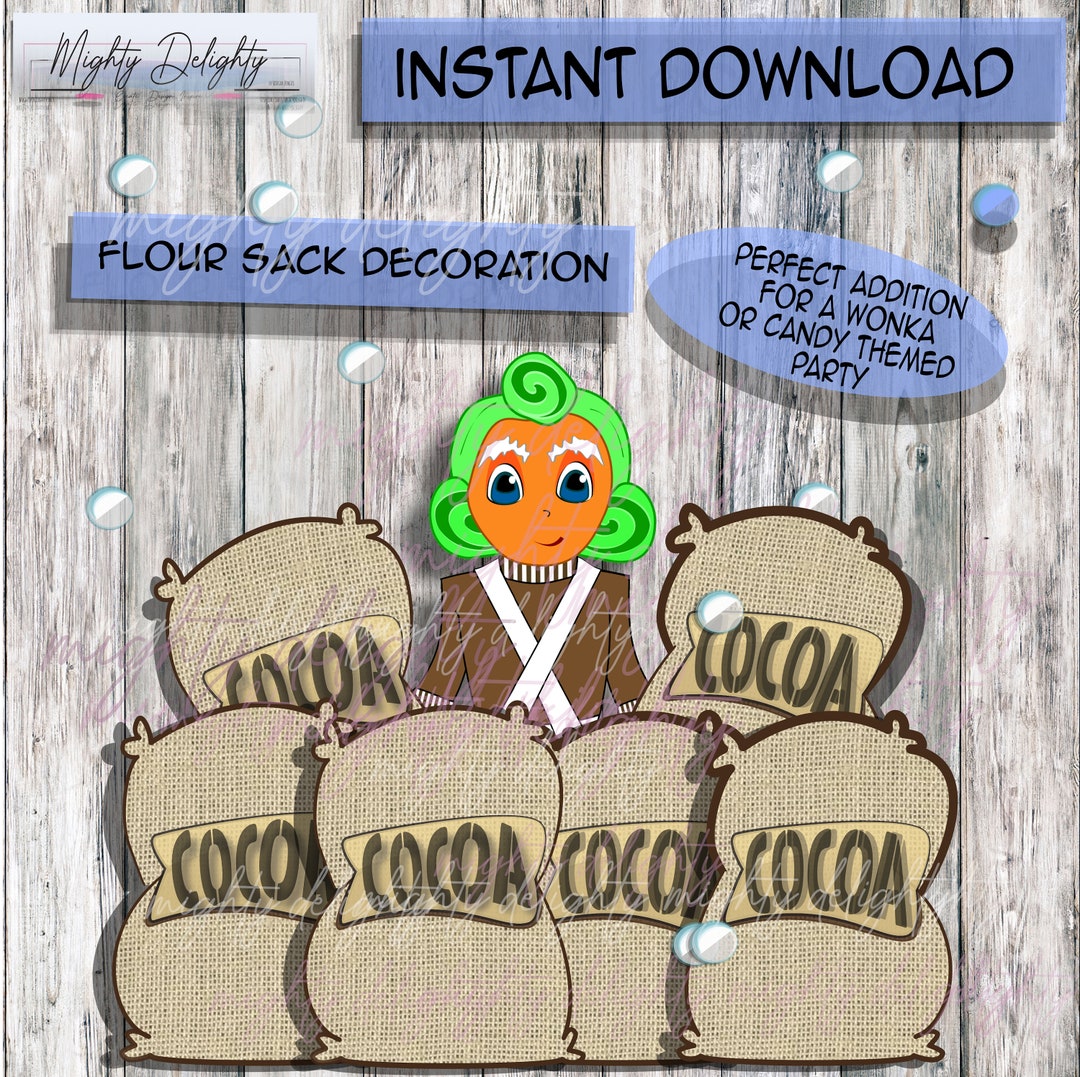 Cocoa Sack Oversized Decoration Print at Home - Etsy