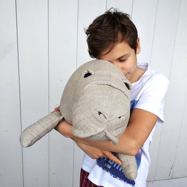 Linen Stuffed Animal - Etsy