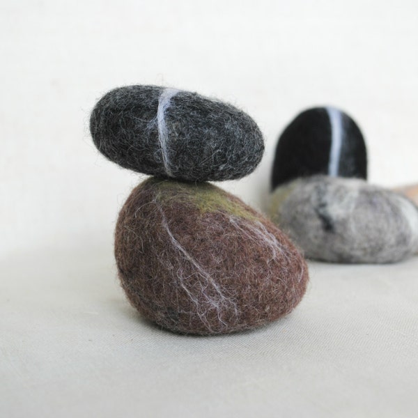 Felt Rocks - Etsy