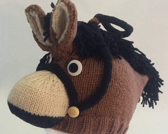 Knit Horse Hat Pattern - Etsy Canada