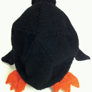 PATTERN - Knit Penguin Hat - Etsy