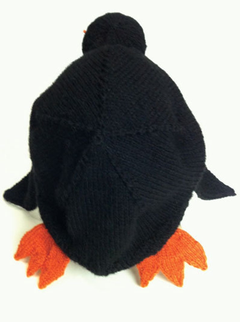 PATTERN - Knit Penguin Hat - Etsy