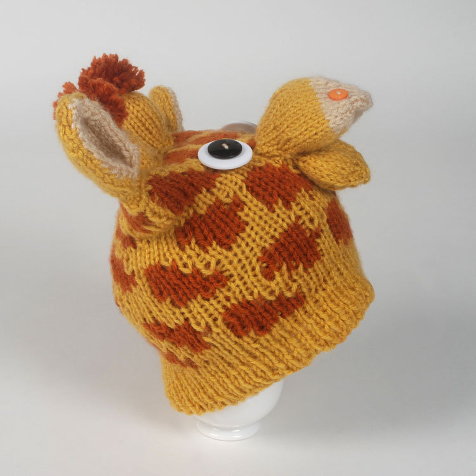 PATTERN - Knit Giraffe Hat - Etsy