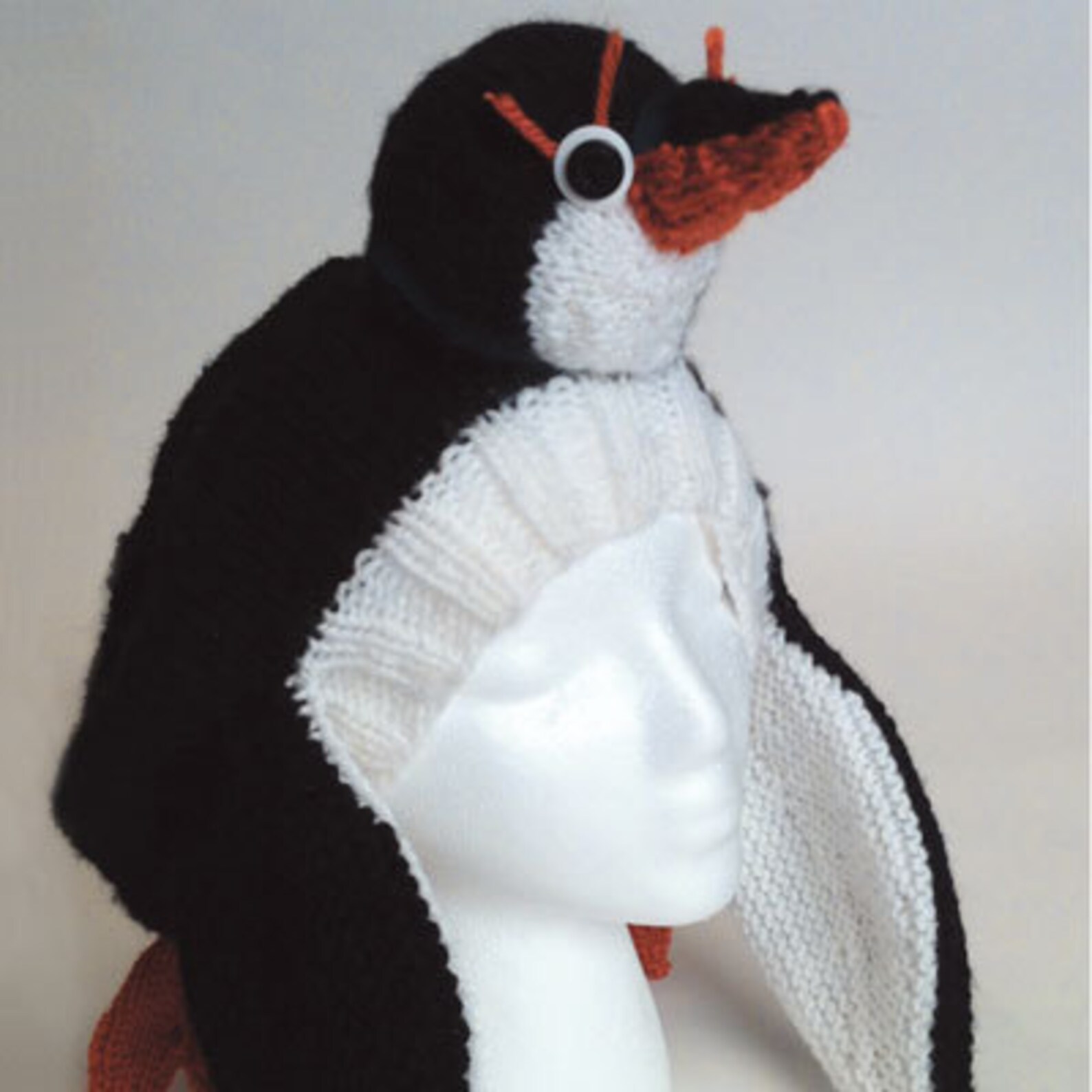 PATTERN - Knit Penguin Hat - Etsy