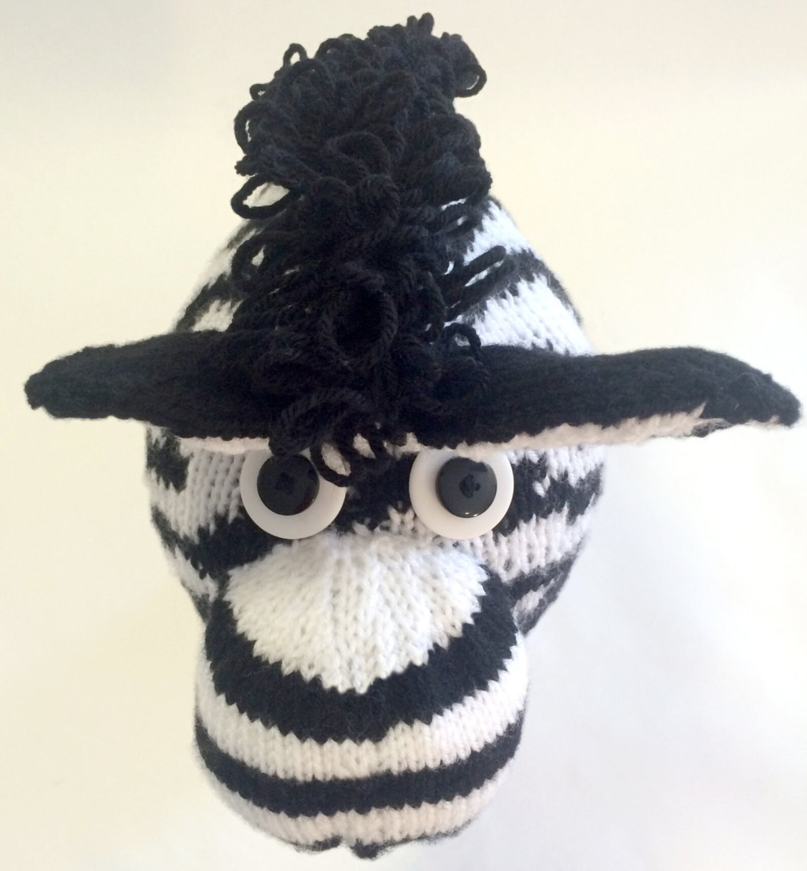 Pattern_knit Zebra Hat - Etsy