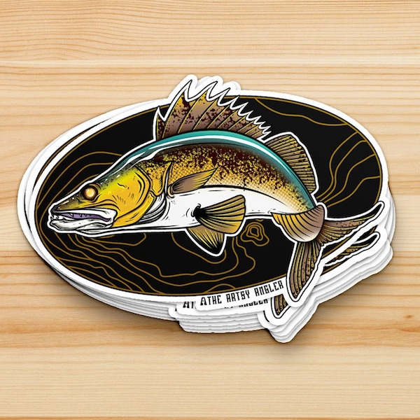 Walleye Sticker - Etsy