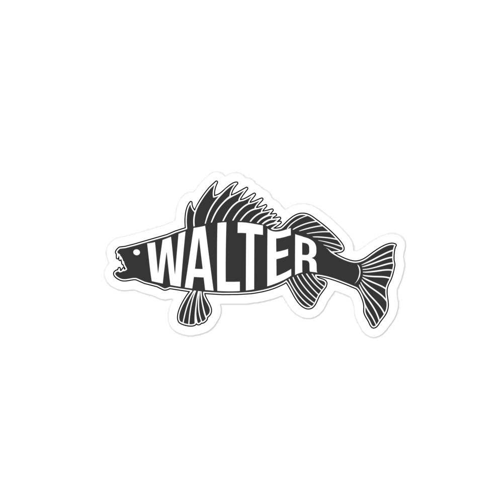 Walleye - Walter Walleye Decal - Walleye Sticker - Etsy