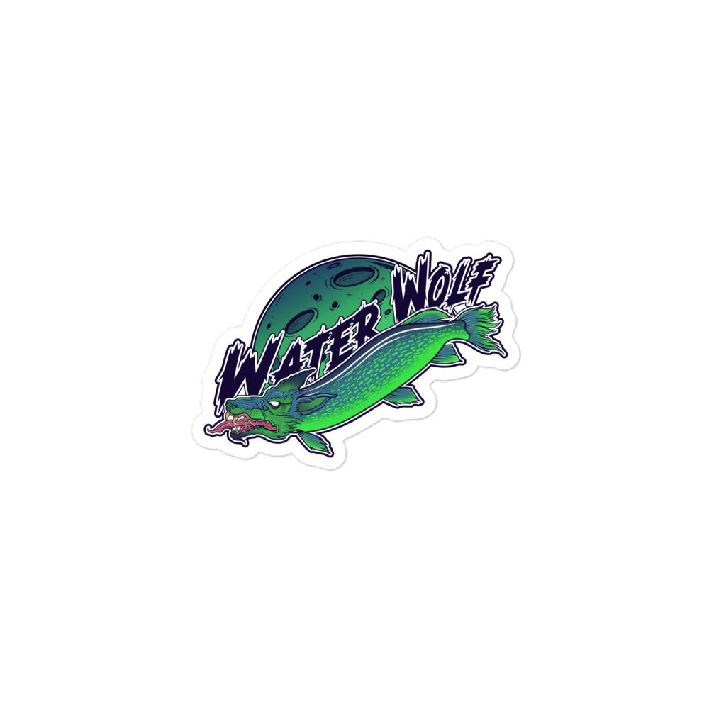 Northern Pike Water Wolf Decal Northern Pike Sticker - Etsy
