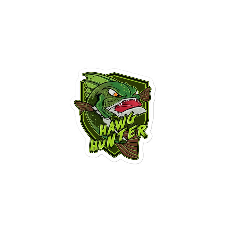 Hawg Hunter Largemouth Bass Fishing Decal Cool Largemouth - Etsy