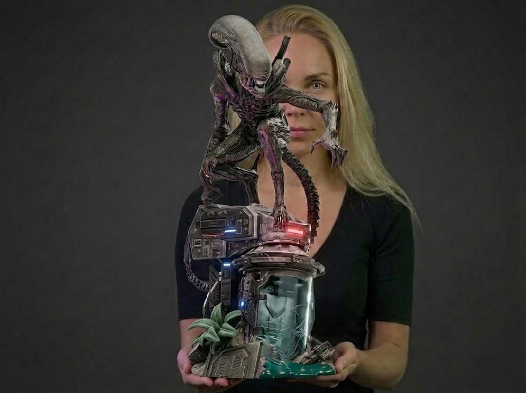Paquete Premium Alien Xenomorph STL: Figura completa y busto / Modelo ...