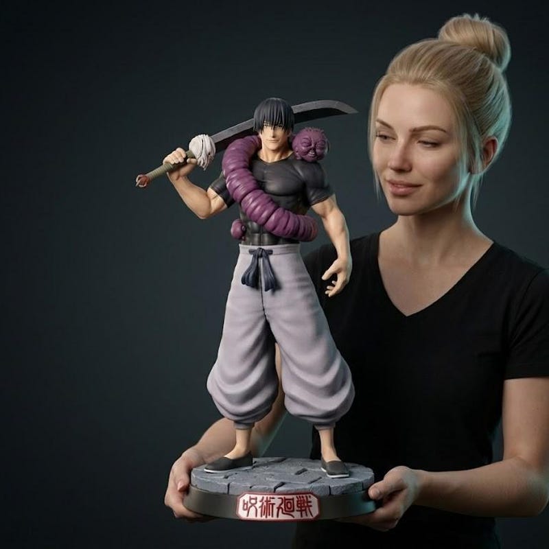 Jjk Statue Toji - Etsy