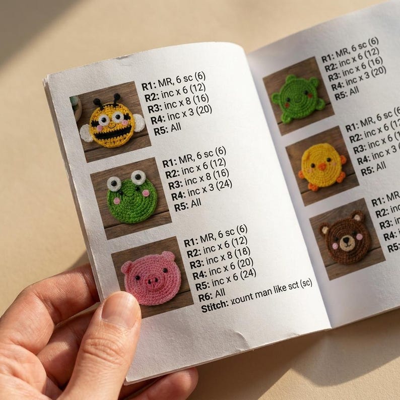 30 Animal Crochet Coaster Patterns Bundle | Beginner Friendly PDF ...