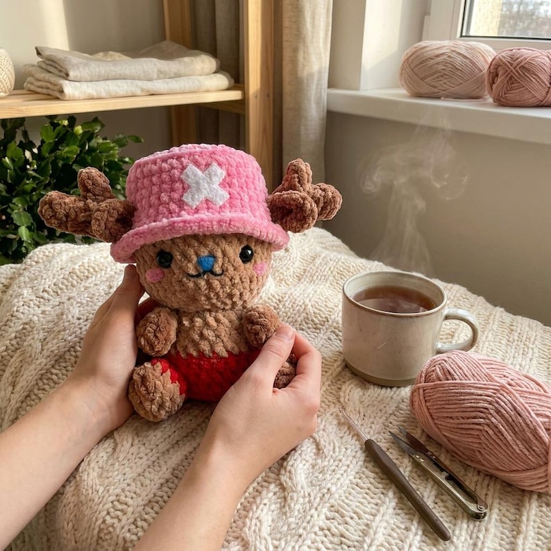 Tony Tony Chopper Crochet Pattern PDF, One Piece Amigurumi Plush, Cute ...
