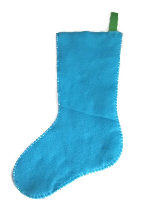 Snowman Catching Snowflakes Felt Christmas Stocking - Etsy