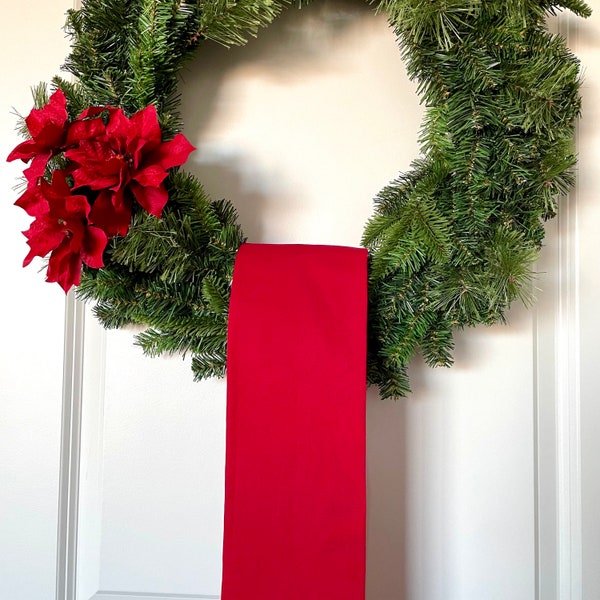 Red Wreath - Etsy