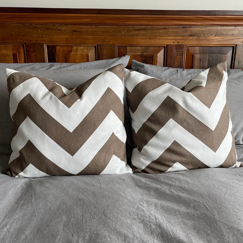 Chevron Pillows - Etsy