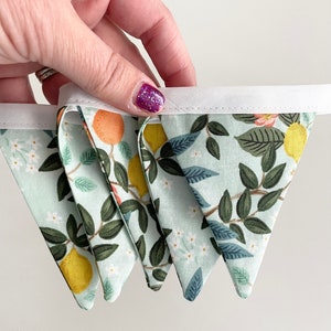 MINI Rifle Paper Co. Citrus Bunting. 16 Inches. Rifle Paper Co Citrus ...