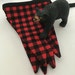 Red & Black Buffalo Plaid Fabric Bunting Banner. Buffalo Plaid Pennant ...