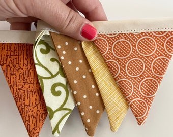 MINI Fall Fabric Banner for Wreath. Fall Mini Banner for Wall - Etsy