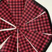 Red & Black Buffalo Plaid Fabric Bunting Banner. Buffalo Plaid Pennant ...
