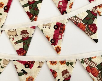 MINI Fall Fabric Banner for Wreath. Fall Mini Banner for Wall - Etsy