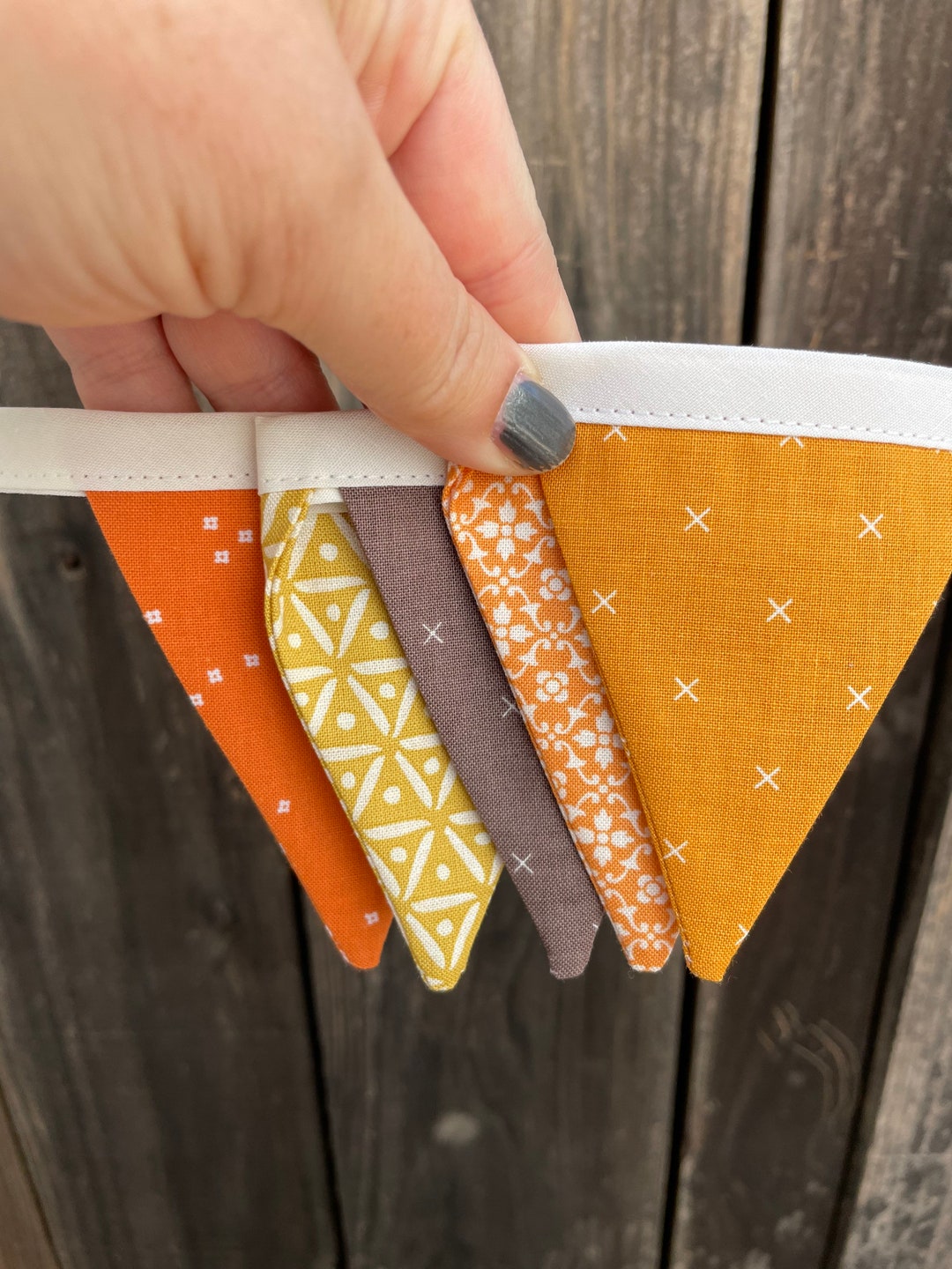 MINI Fall Fabric Banner for Wreath. Fall Mini Banner for Wall Gallery ...