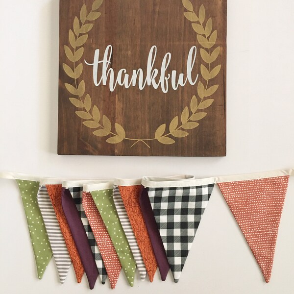 Fall Bunting - Etsy