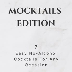 Mocktail Guide Vol.2 - 7 Easy Non-alcoholic Drink Recipes - Instant PDF ...
