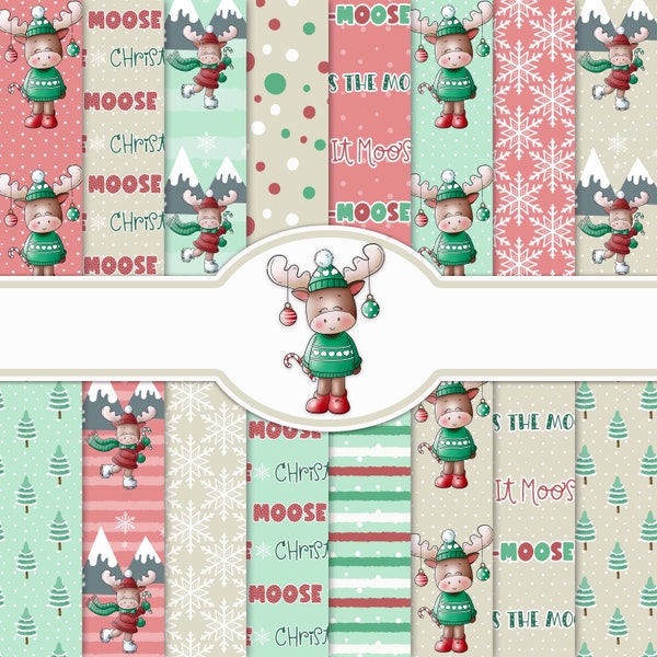 Christmas Moose - Etsy