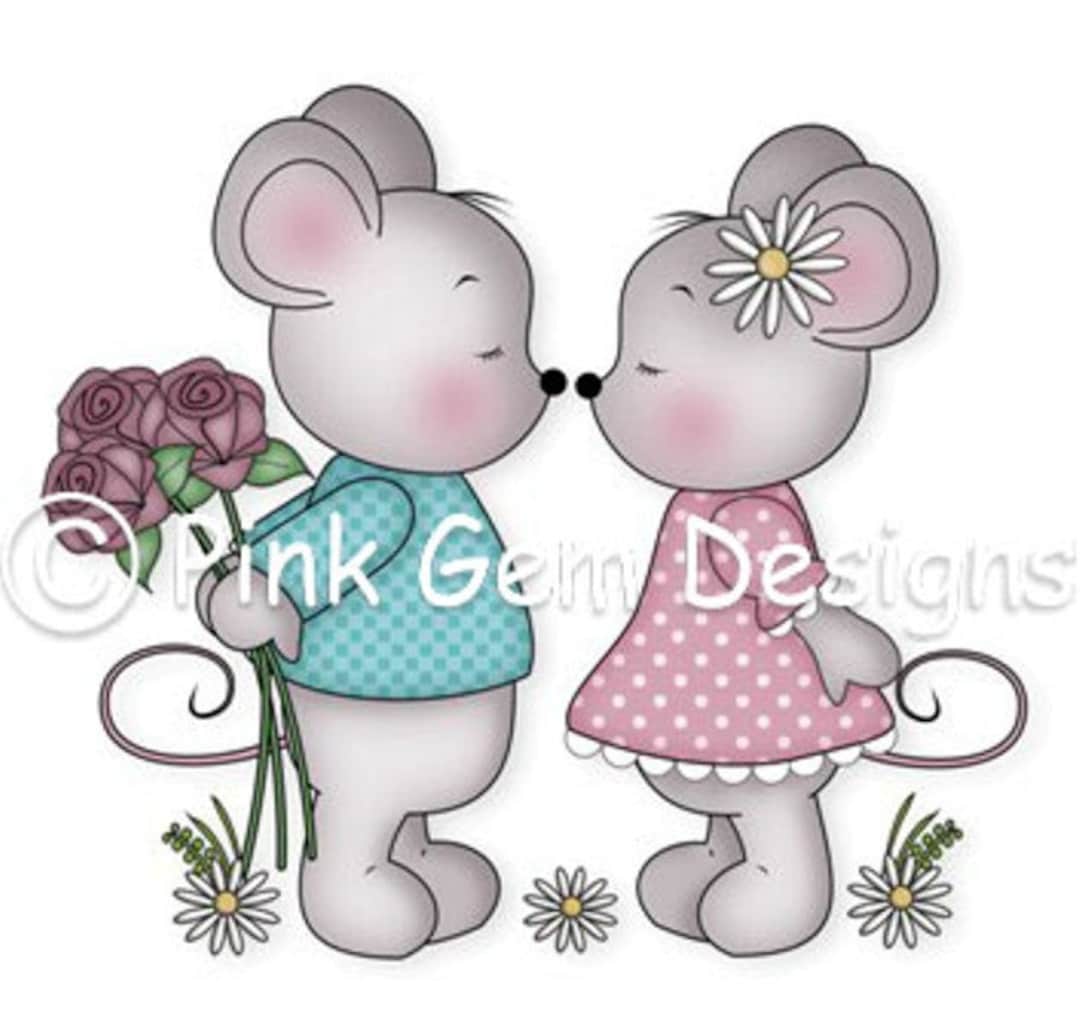 Digi Stamp Love Mice - Mouse, Mice, Makes Cute Valentine Cards ...